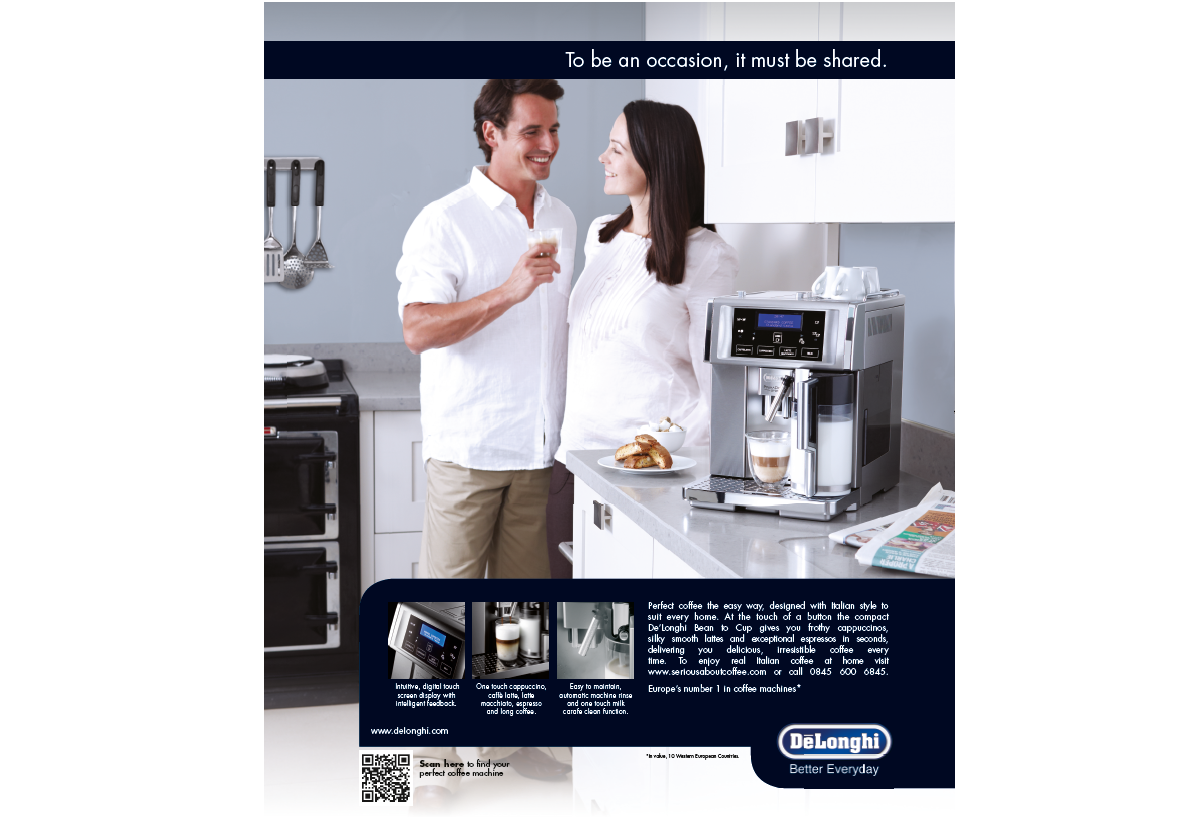 De’Longhi Unveils Six-figure Ad Campaign With Graphics Workshop | The Drum De’Longhi Unveils Six-figure Ad Campaign With Graphics Workshop | The Drum