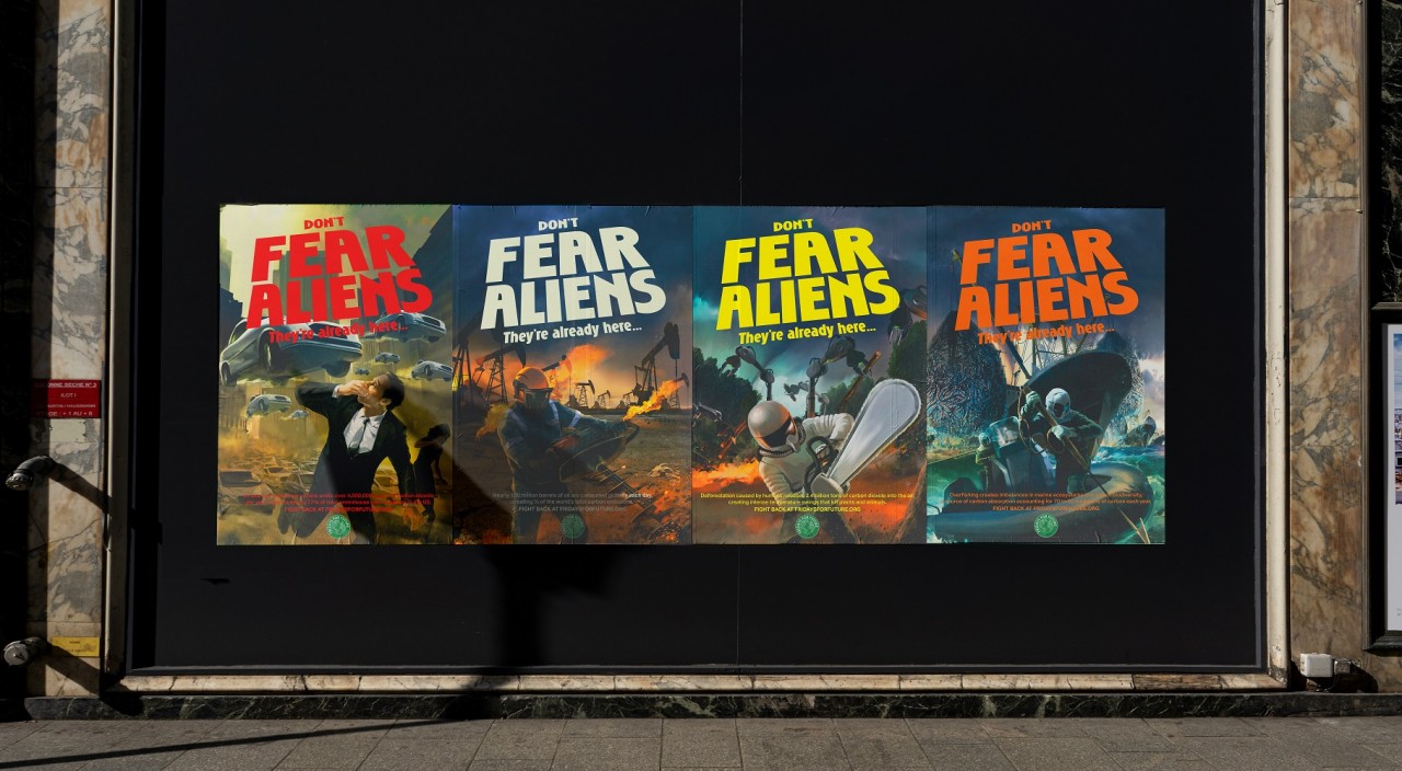 Ad Of The Day: Fridays For Future ‘Aliens’ Ads Target US Politicians ...